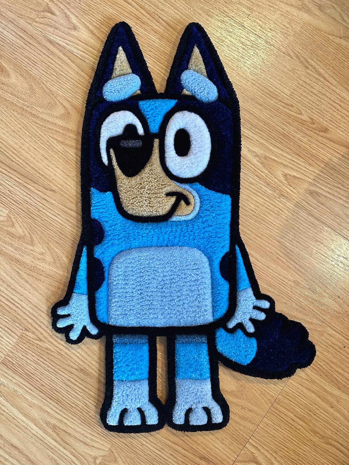 Bluey Hand Tufted Rug Unique Gift - Etsy