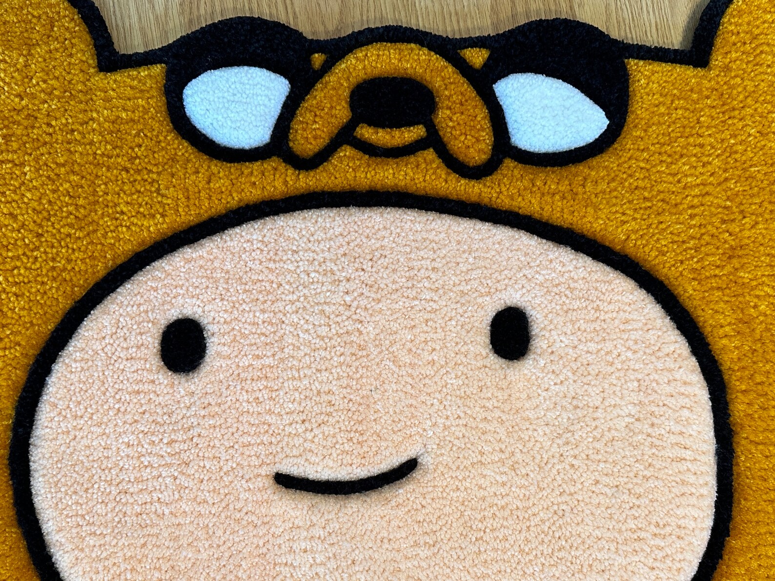 Finn the Human - Jake the Dog - Finn’s Hat- Adventure Time Hand Tufted ...