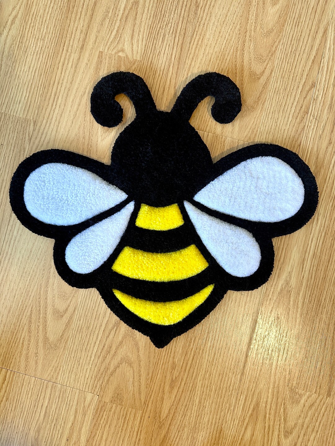 Bumble Bee W/adjustable Antennas Tufted Rug Unique Gift - Etsy