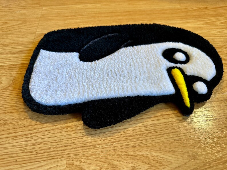 Gunther Gunter With Arm Detail Adventure Time Hand Tufted Rug Unique ...