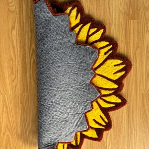 Sunflower Hand Tufted Rug - Etsy