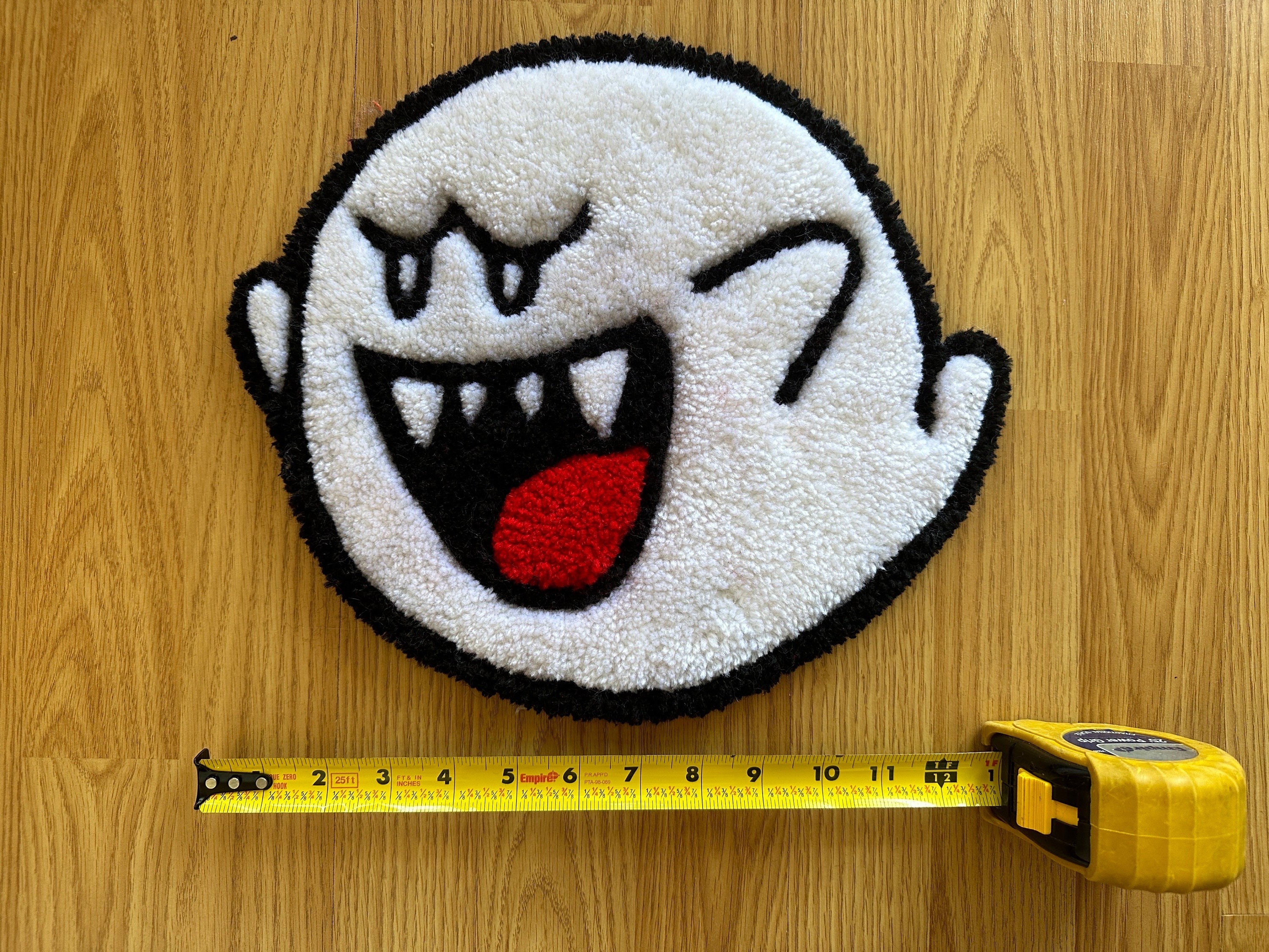 Super Mario Boo Hand Tufted Rug Unique Gift - Etsy