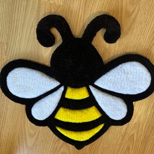 Bumble Bee W/adjustable Antennas Tufted Rug Unique Gift - Etsy