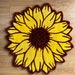 Sunflower Hand Tufted Rug - Etsy