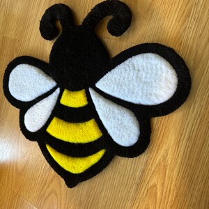 Bumble Bee W/adjustable Antennas Tufted Rug Unique Gift - Etsy