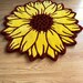 Sunflower Hand Tufted Rug - Etsy