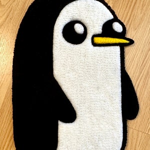 Gunther Gunter Adventure Time Hand Tufted Rug Unique Gift - Etsy