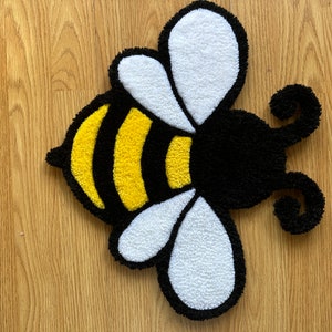 Bumble Bee W/adjustable Antennas Tufted Rug Unique Gift - Etsy