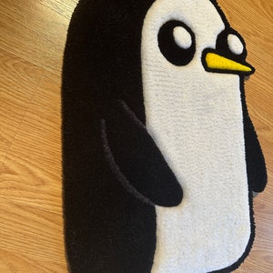 Gunther Gunter With Arm Detail Adventure Time Hand Tufted Rug Unique ...