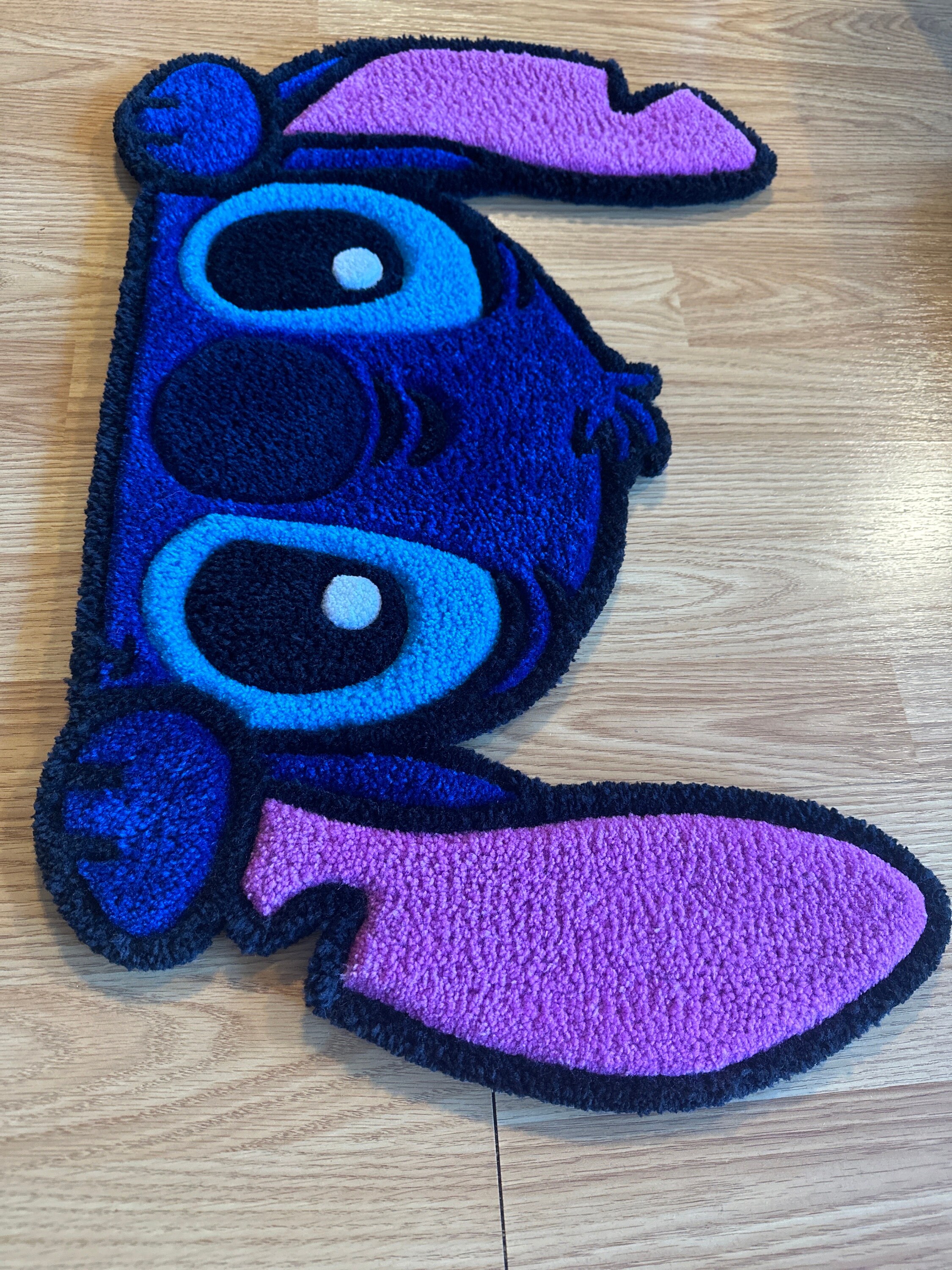 Stitch - Lilo and Stitch - Hand Tufted Rug- Unique Gift - Etsy