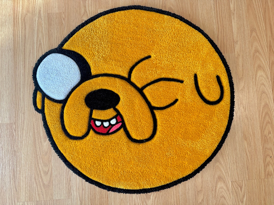 Jake the Dog Adventure Time Hand Tufted Rug Unique Gift - Etsy