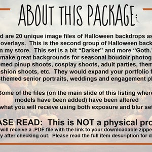 20X Goth Gothic Halloween Backgrounds Photography Mini Sessions Digital Backdrops Photoshop ...