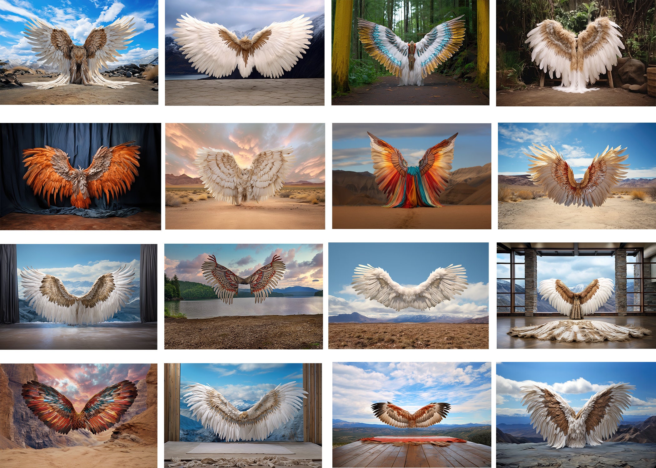 Digital Angel Wings Backdrops Maternity Backdrop Boudoir - Etsy