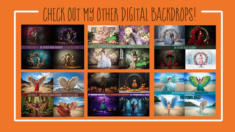 20X Goth Gothic Halloween Backgrounds Photography Mini Sessions Digital ...