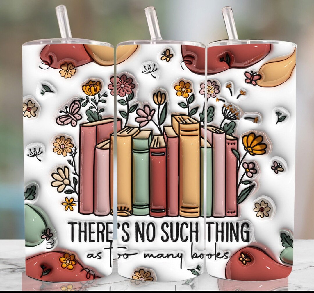 NOT A DIGITAL, No Such Thing as to Many Books, Sublimation Transfer ...