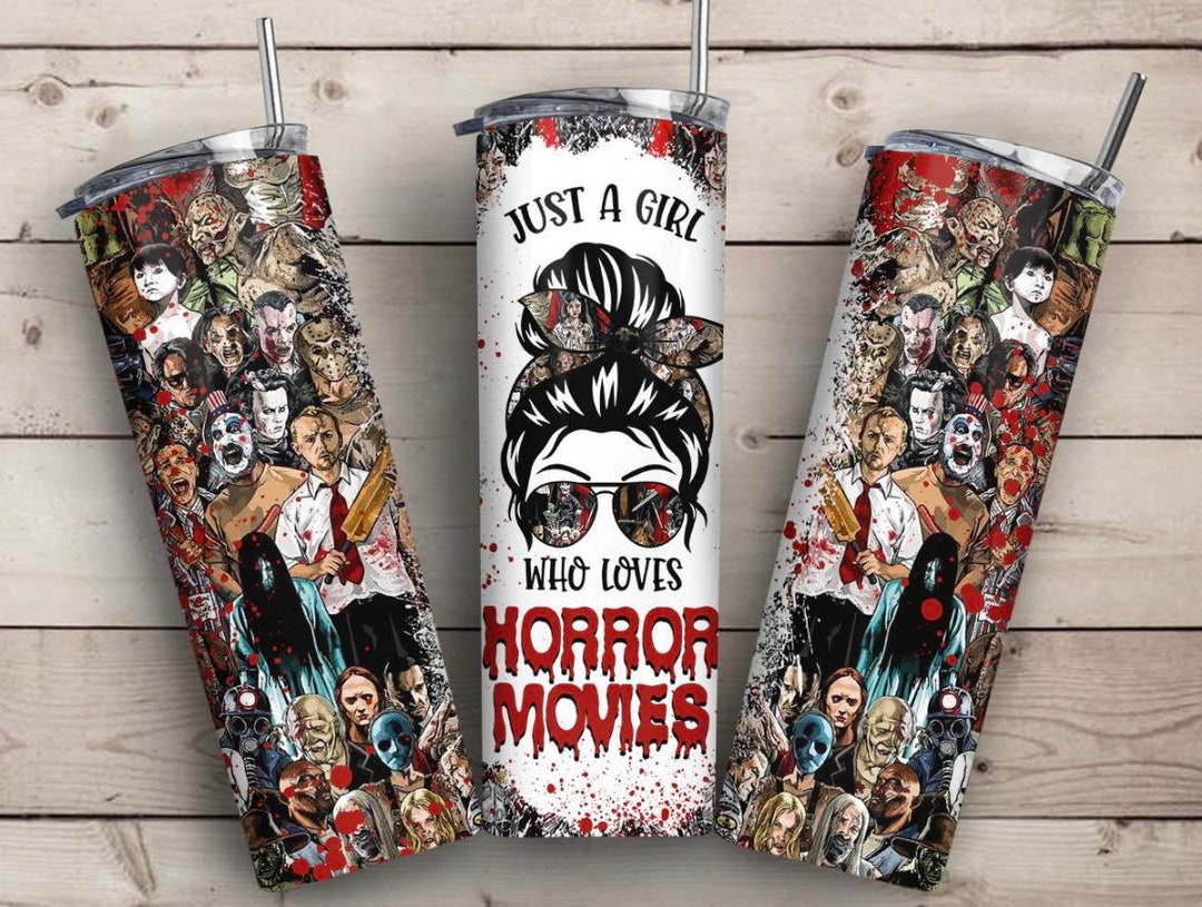 NOT A DIGITAL, Just a Girl Who Loves Horror Movies, Sublimation ...