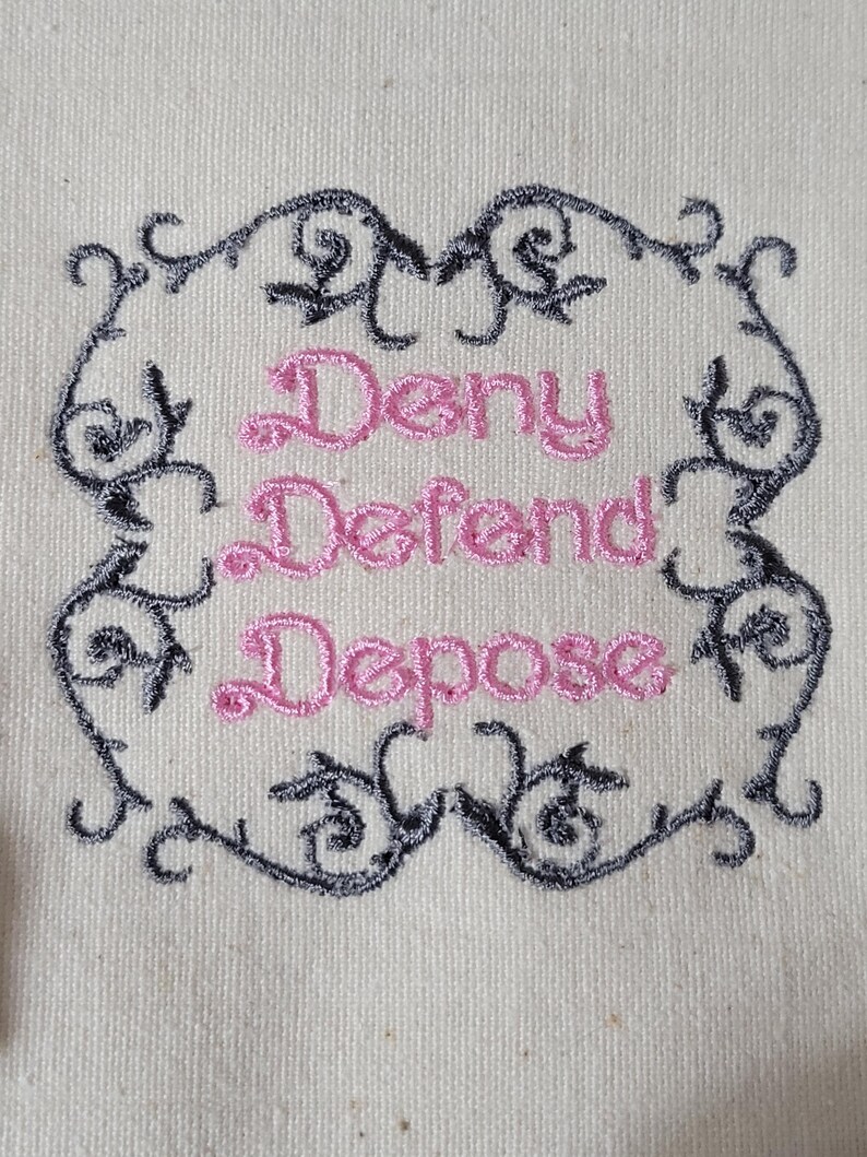Deny Defend Depose Patch - Etsy