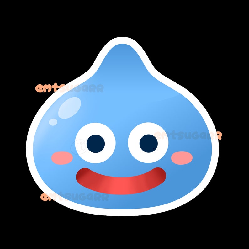 Inspired By Dragon Quest Slime Patch Etsy