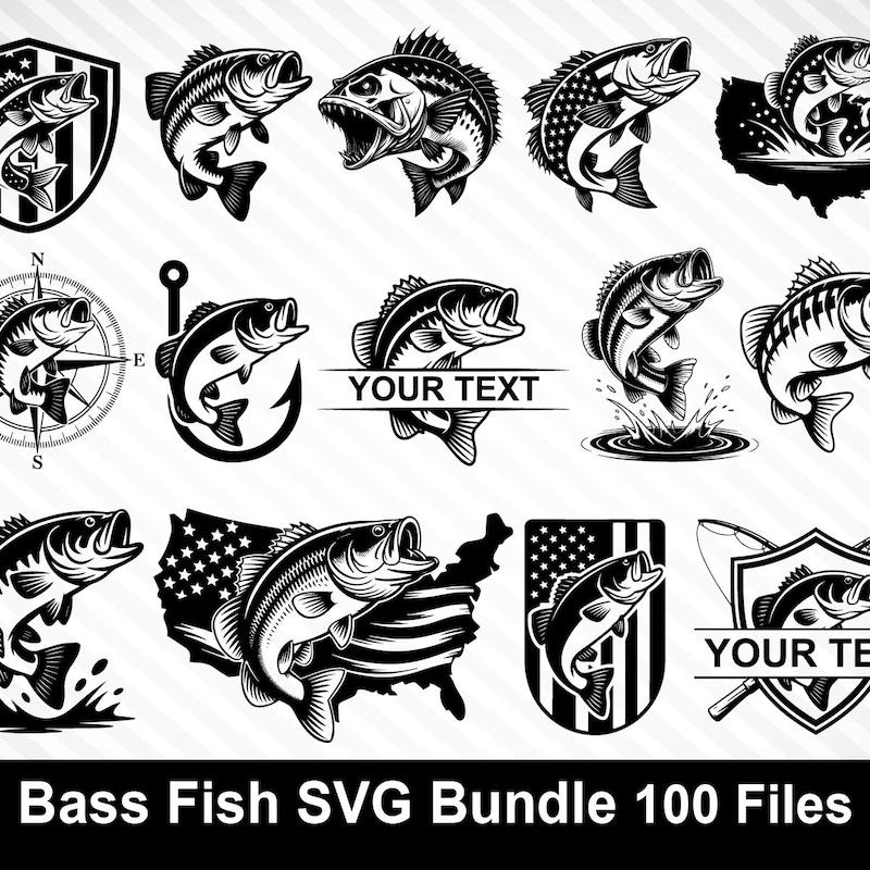 Fish Logo Sketches - Etsy