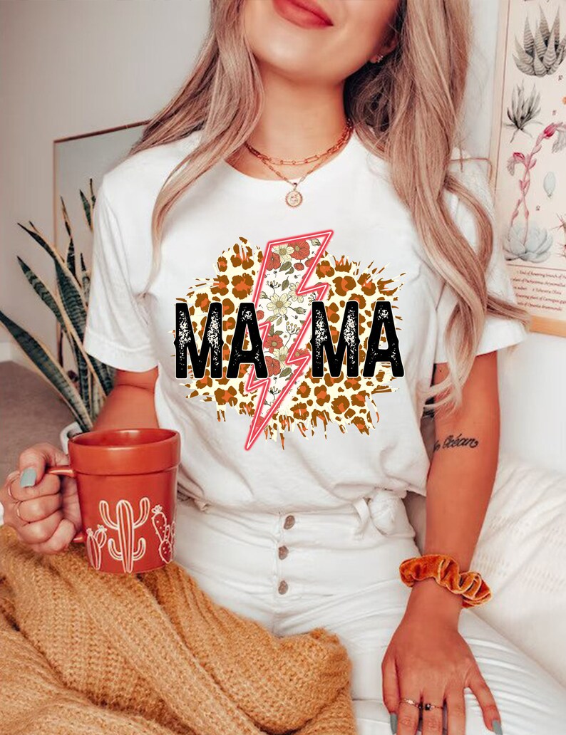 Mom Png, Mama Png, Retro Mama Png, Mom Life Png, Mama Leopard Png ...