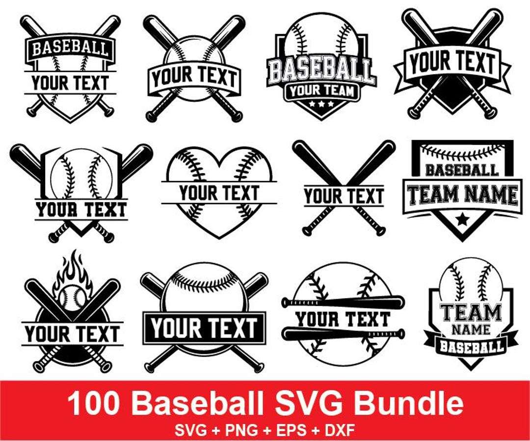 Baseball SVG Bundle, Monogram Designs (digital Download) - Etsy
