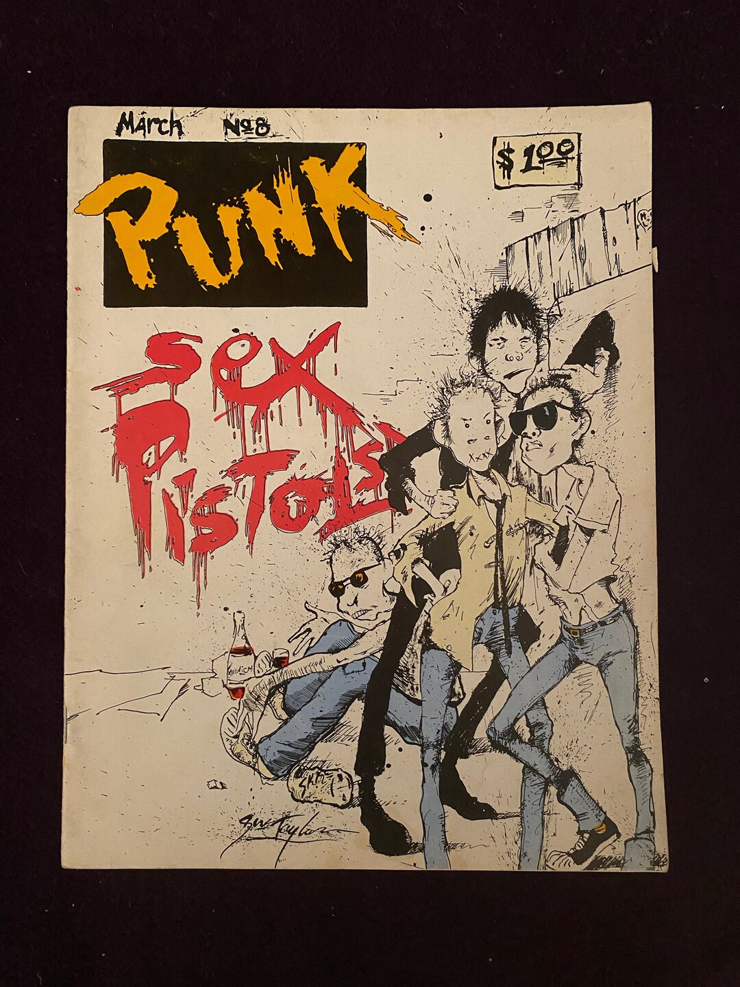 Punk Magazine - Sex Pistols - #8 - 1976 *vintage* From Nick Zedd Collection - Etsy