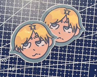 Resident Evil 4 Remake Sticker, Leon Kennedy Sticker, Pixel Sticker ...