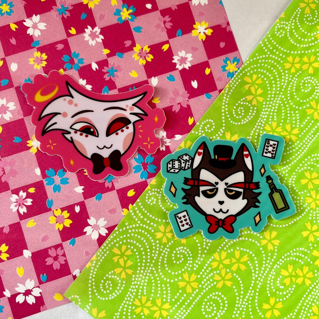 Hazbin Hotel Stickers - Angel Dust - Husk - B Grade Stickers ! - Etsy