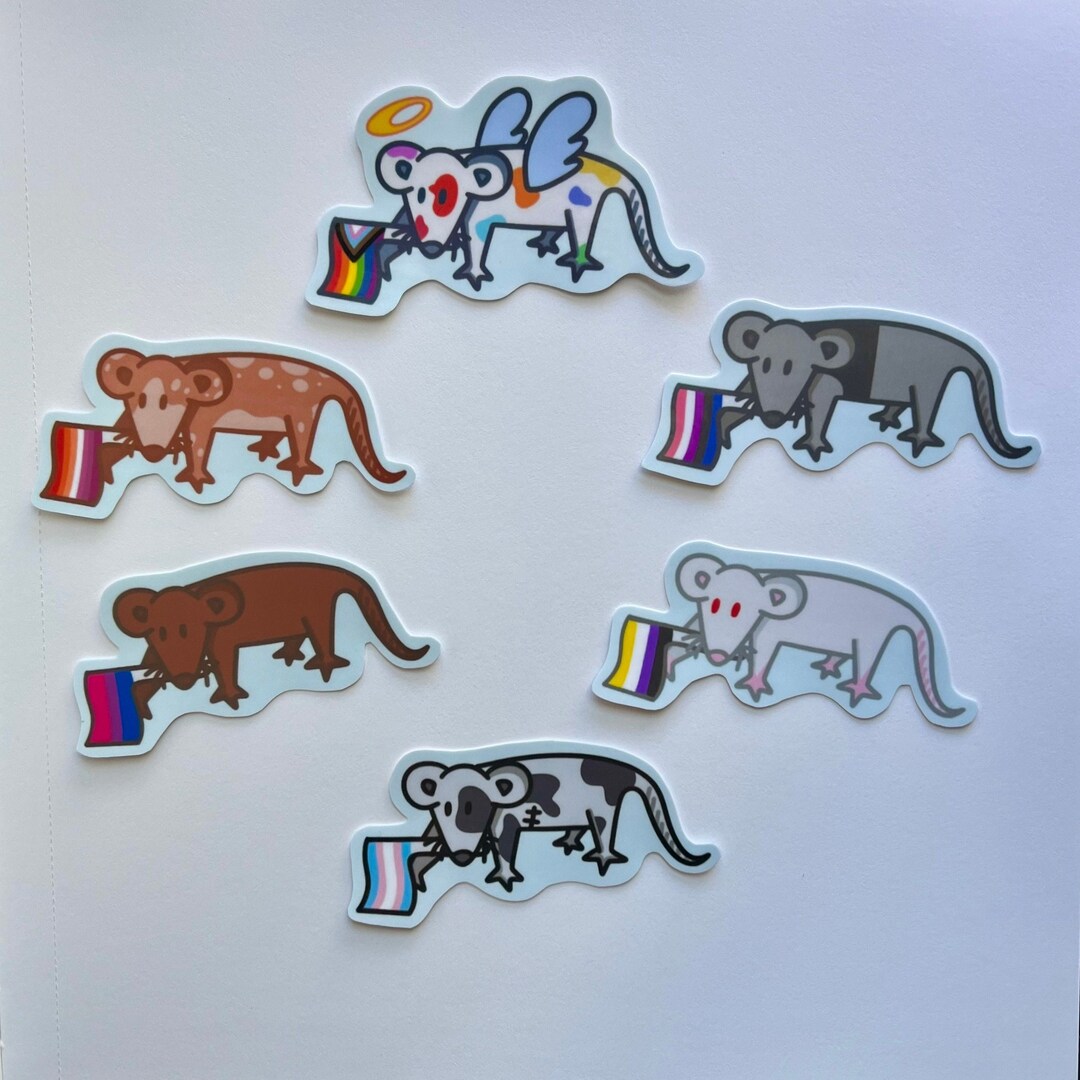 Happy Pride Rats - LGBTQ+ - Rats - Stickers - Etsy