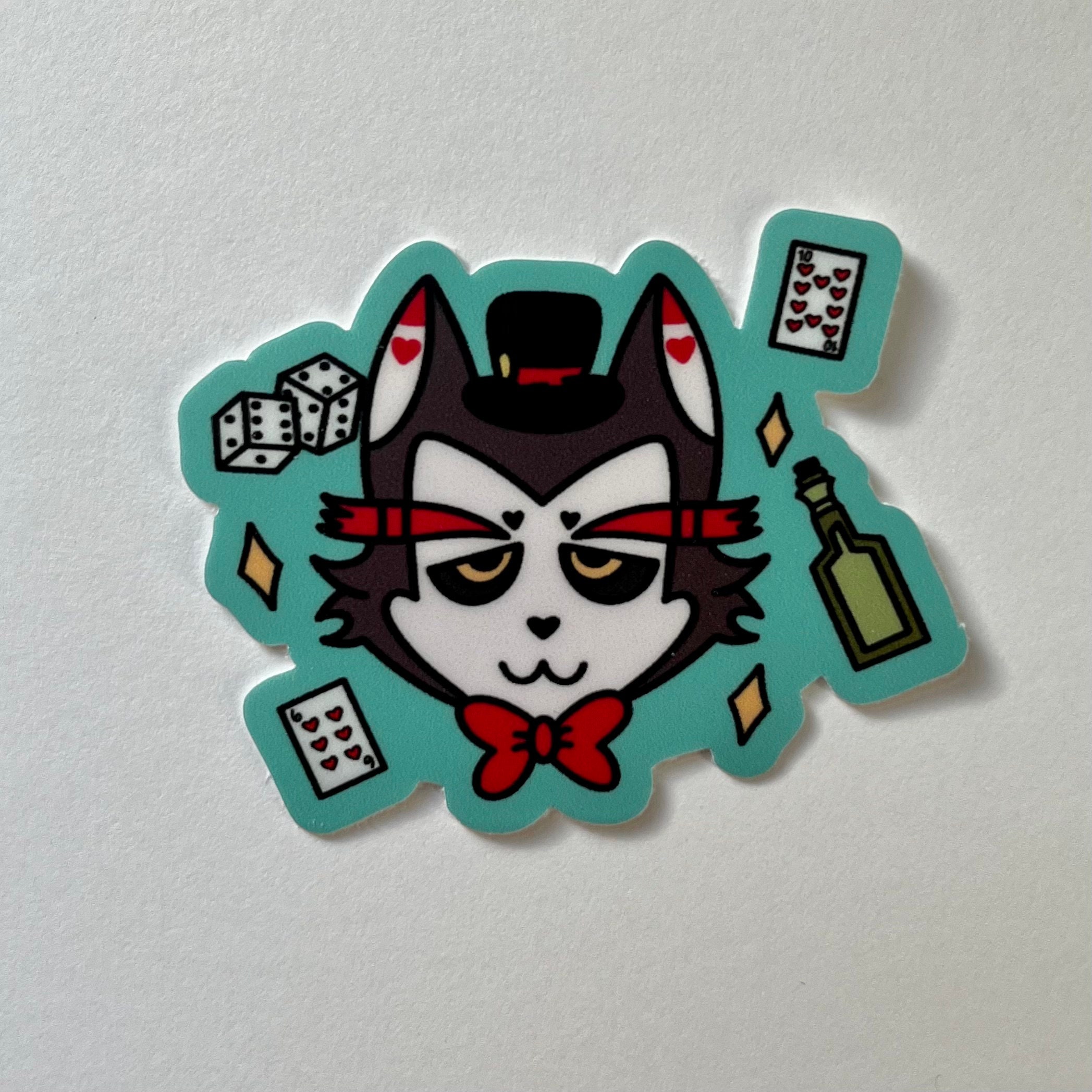 Hazbin Hotel Stickers Angel Dust Husk B Grade Stickers - Etsy