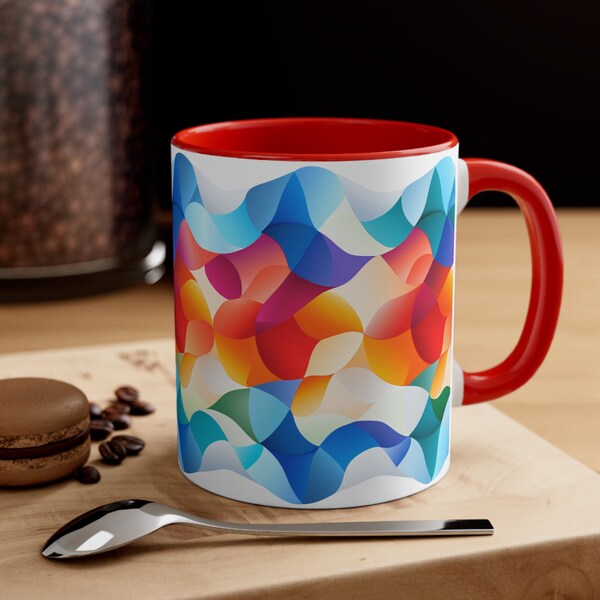 Geometric Mug - Etsy