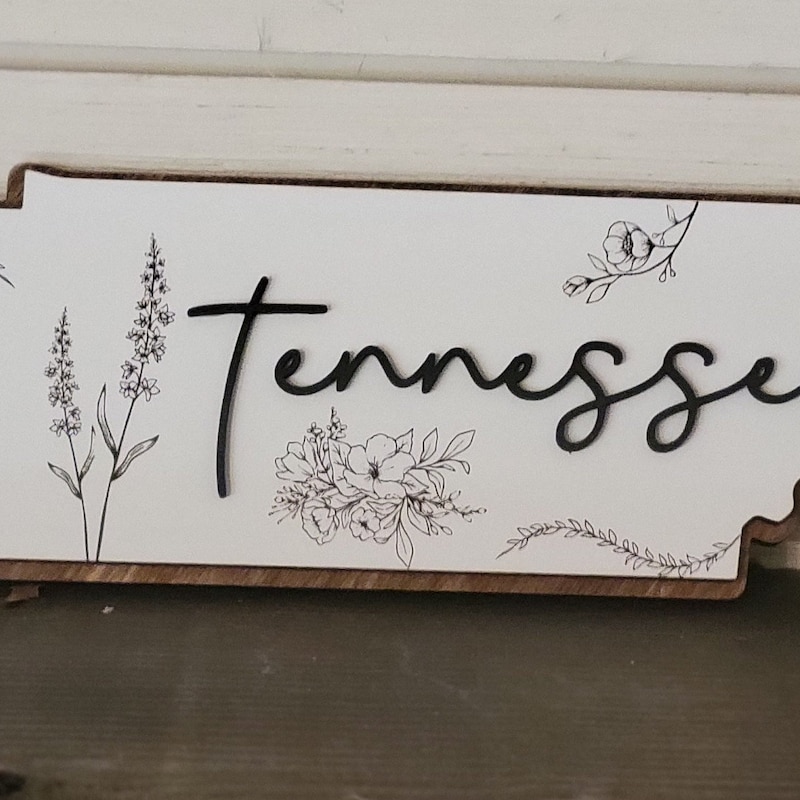 Tennessee Wood Sign - Etsy