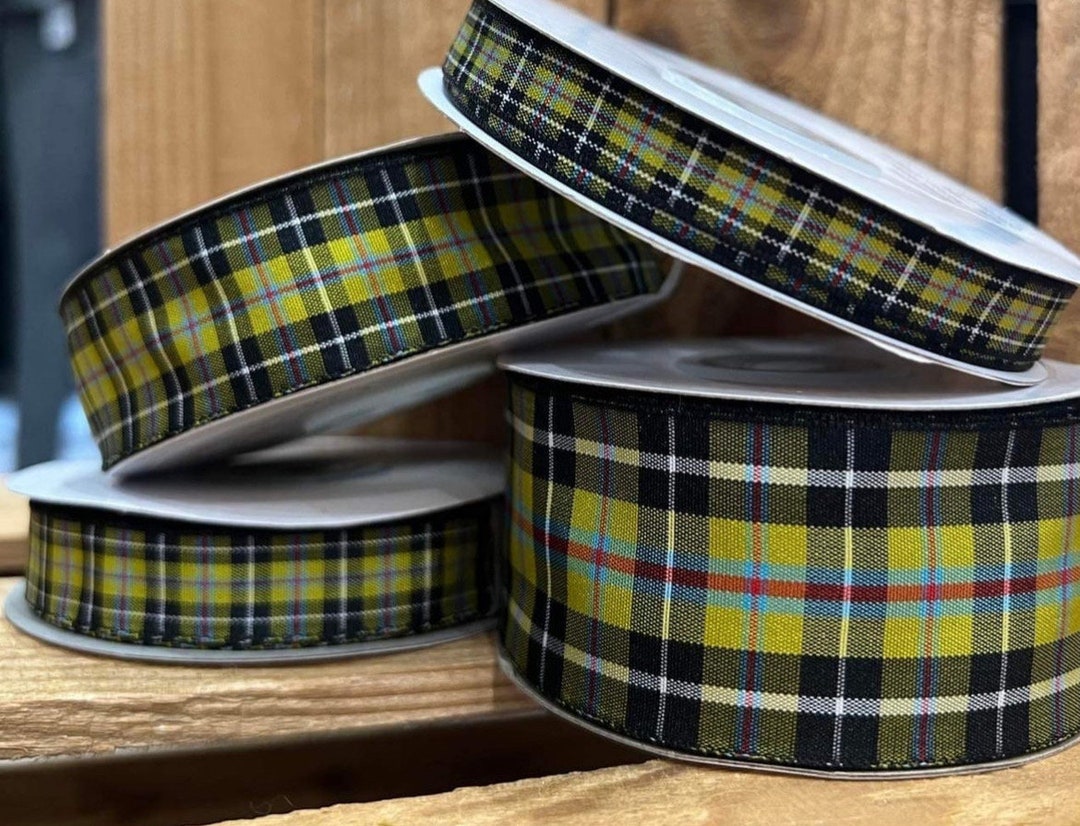 Cornish National Tartan Ribbon per Metre - Etsy UK