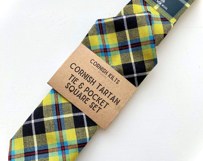 Cornish Tartan Necktie - Etsy UK
