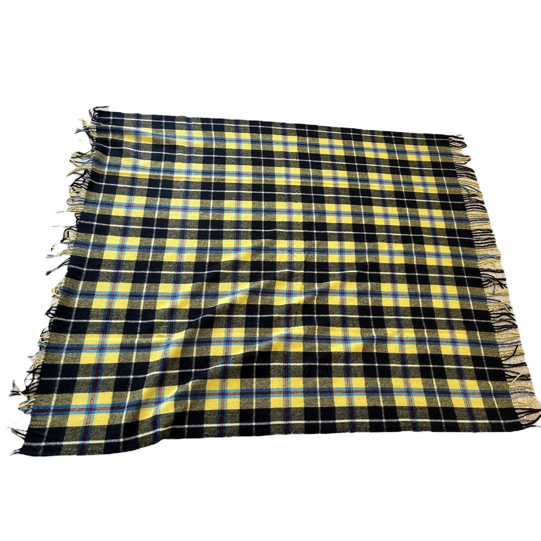 Cornish National Tartan Wool Blanket - Etsy