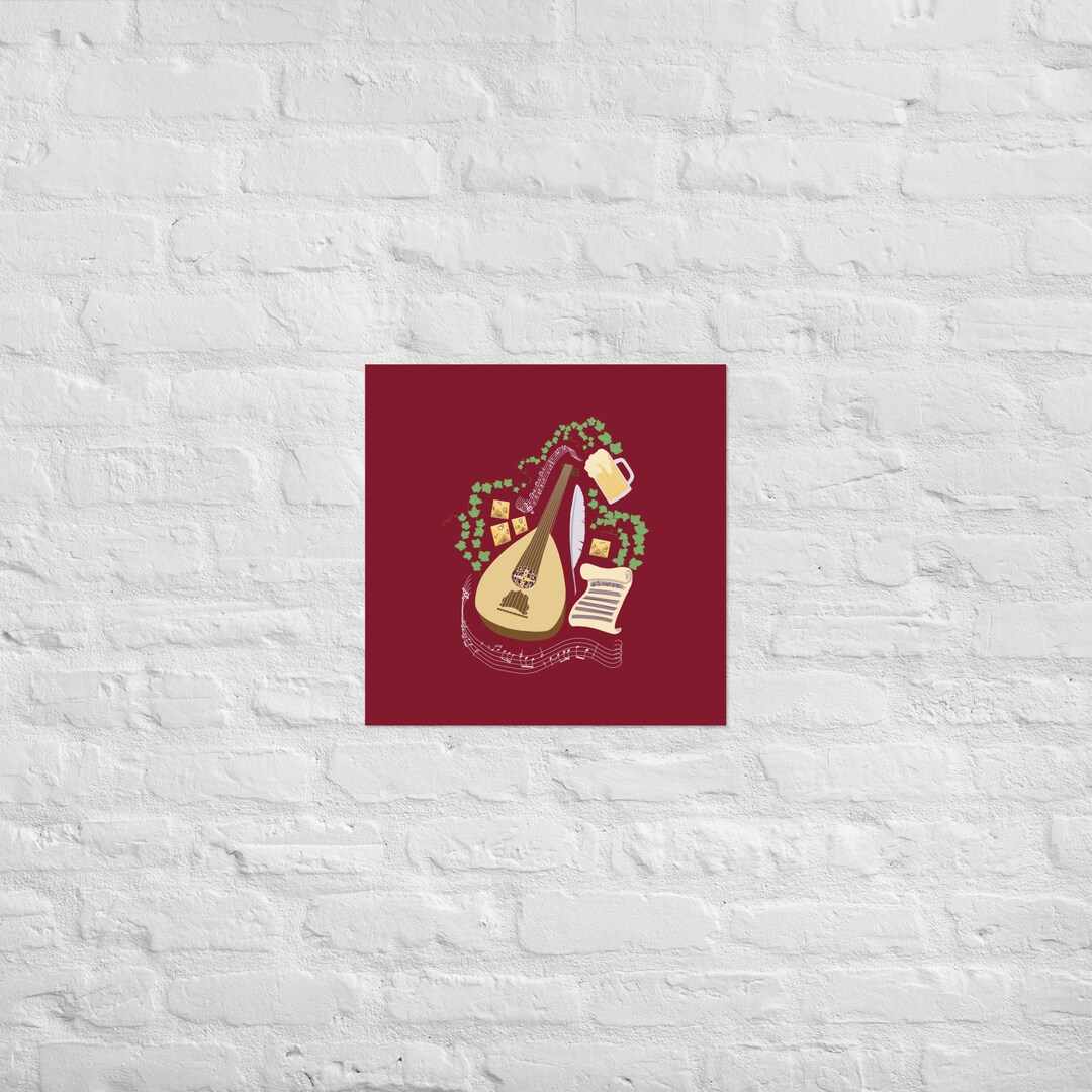 The Bard Poster - Etsy