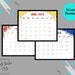 2023-2024 Printable Calendar - Seasonal Calendar - Aug-july - 8.5 X 11 ...