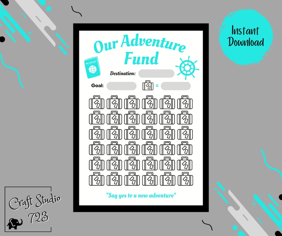 Our Adventure Fund Printable - Etsy