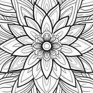 40 Pages MANDALA Art, Adult Coloring Pages, Stress Relief, Anxiety ...