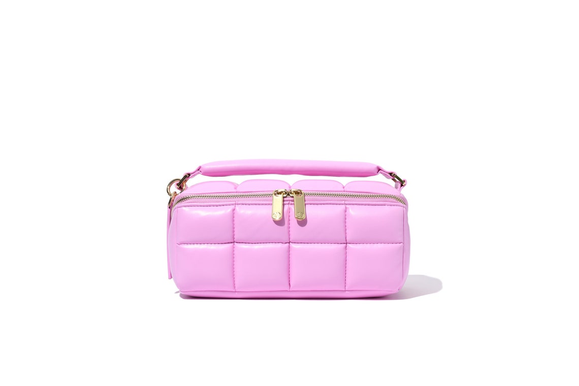 Puffy Pink Makeup Vanity Bag - Etsy