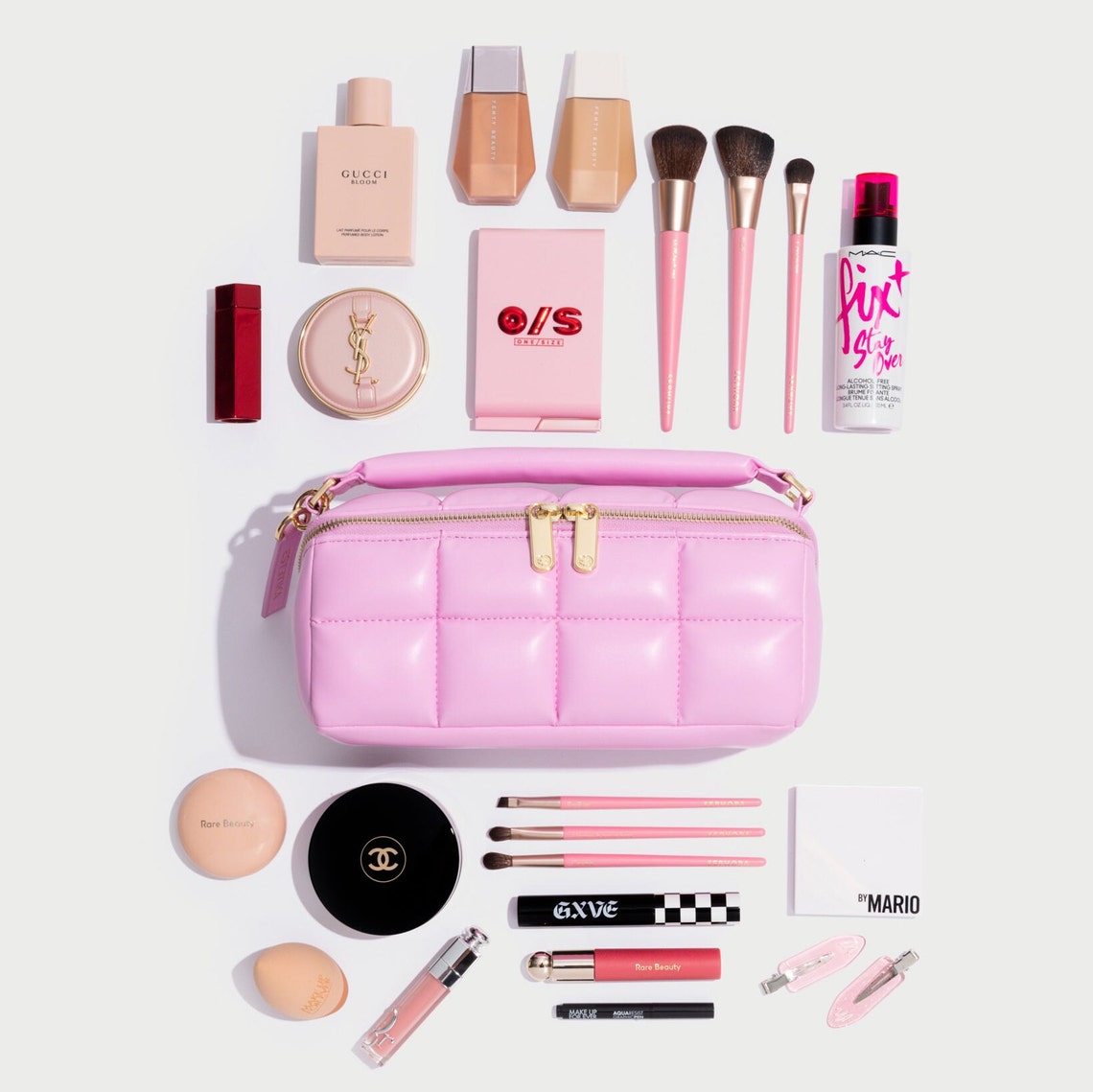 Puffy Pink Makeup Vanity Bag - Etsy