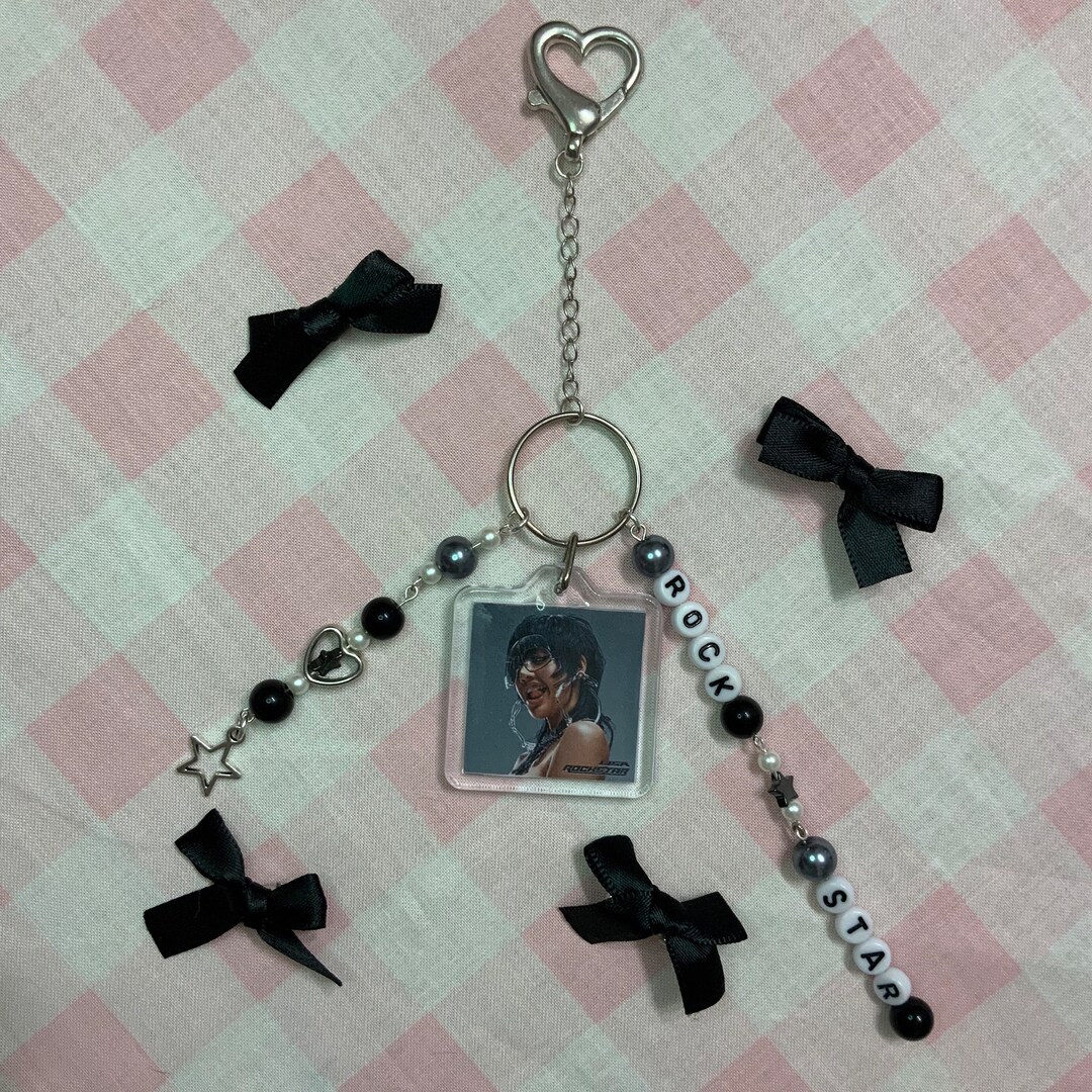Rockstar Lisa Inspired Keychain - Etsy