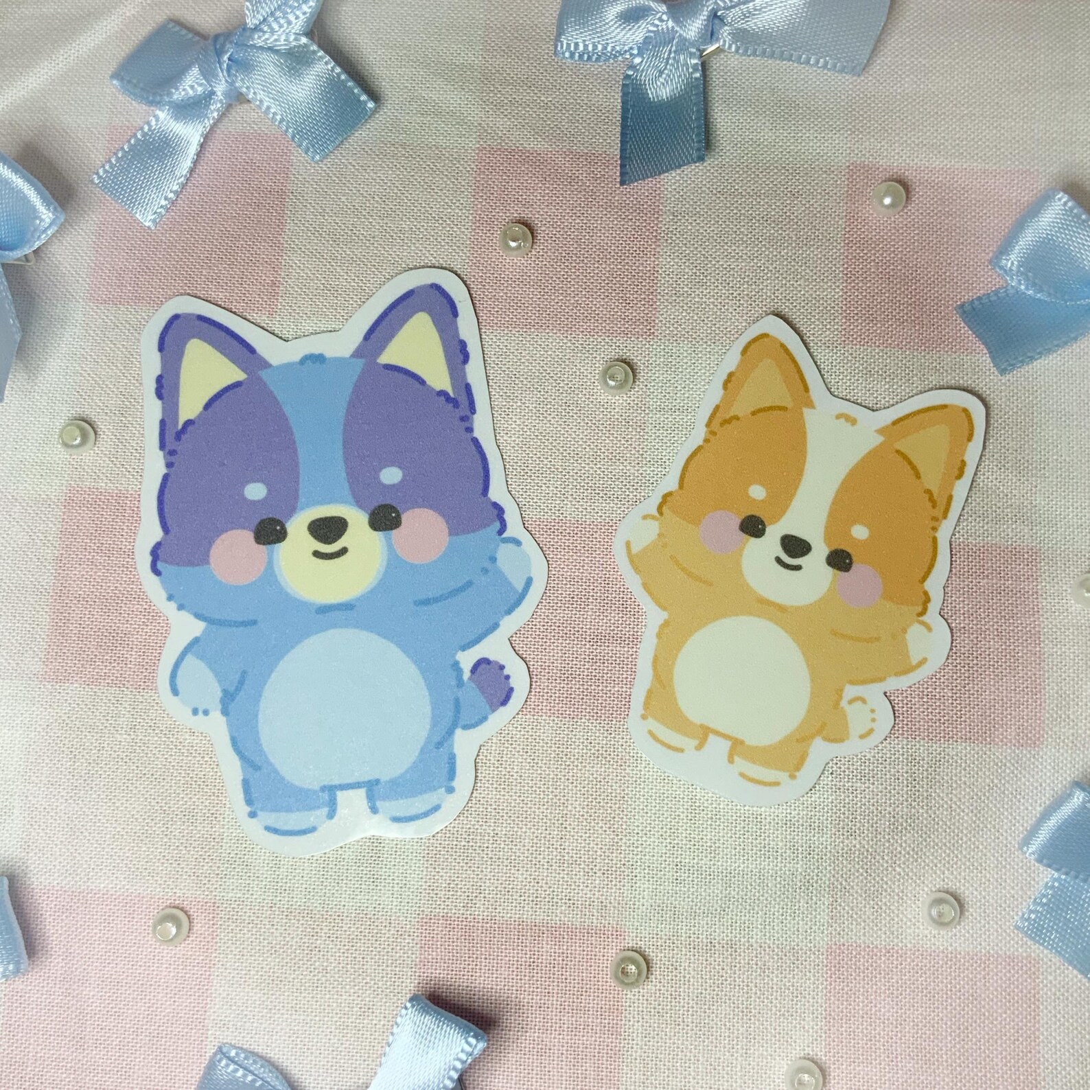 Bluey and Bingo Stickers - Etsy