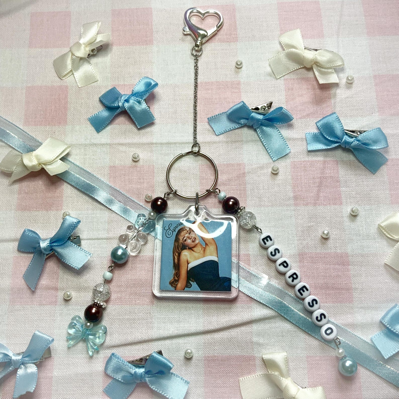 Sabrina Carpenter Inspired Keychain - Etsy