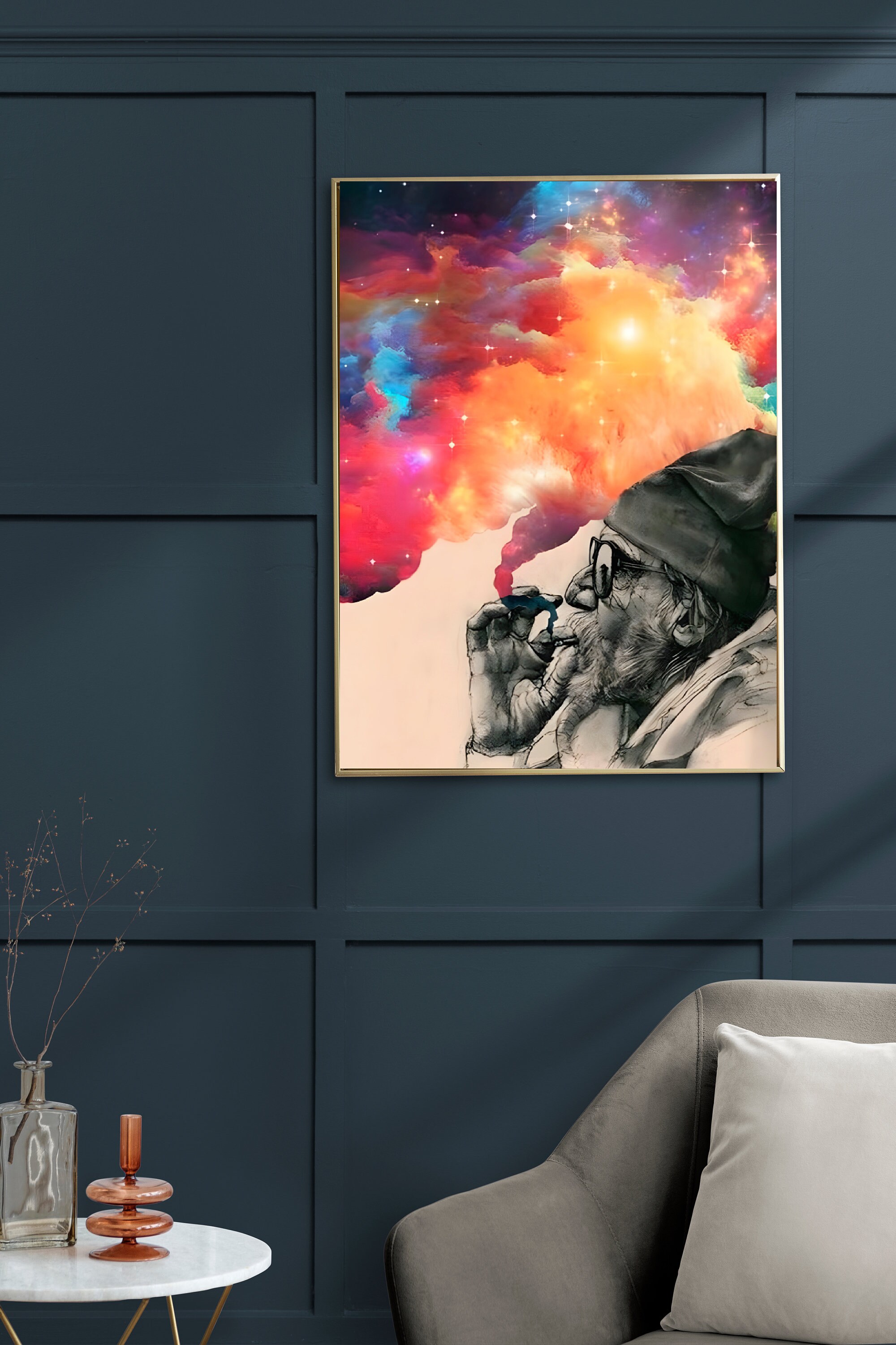 HD Trippy Stoner Poster, Art, Set of 3 Posters, Aesthetic Posters ...