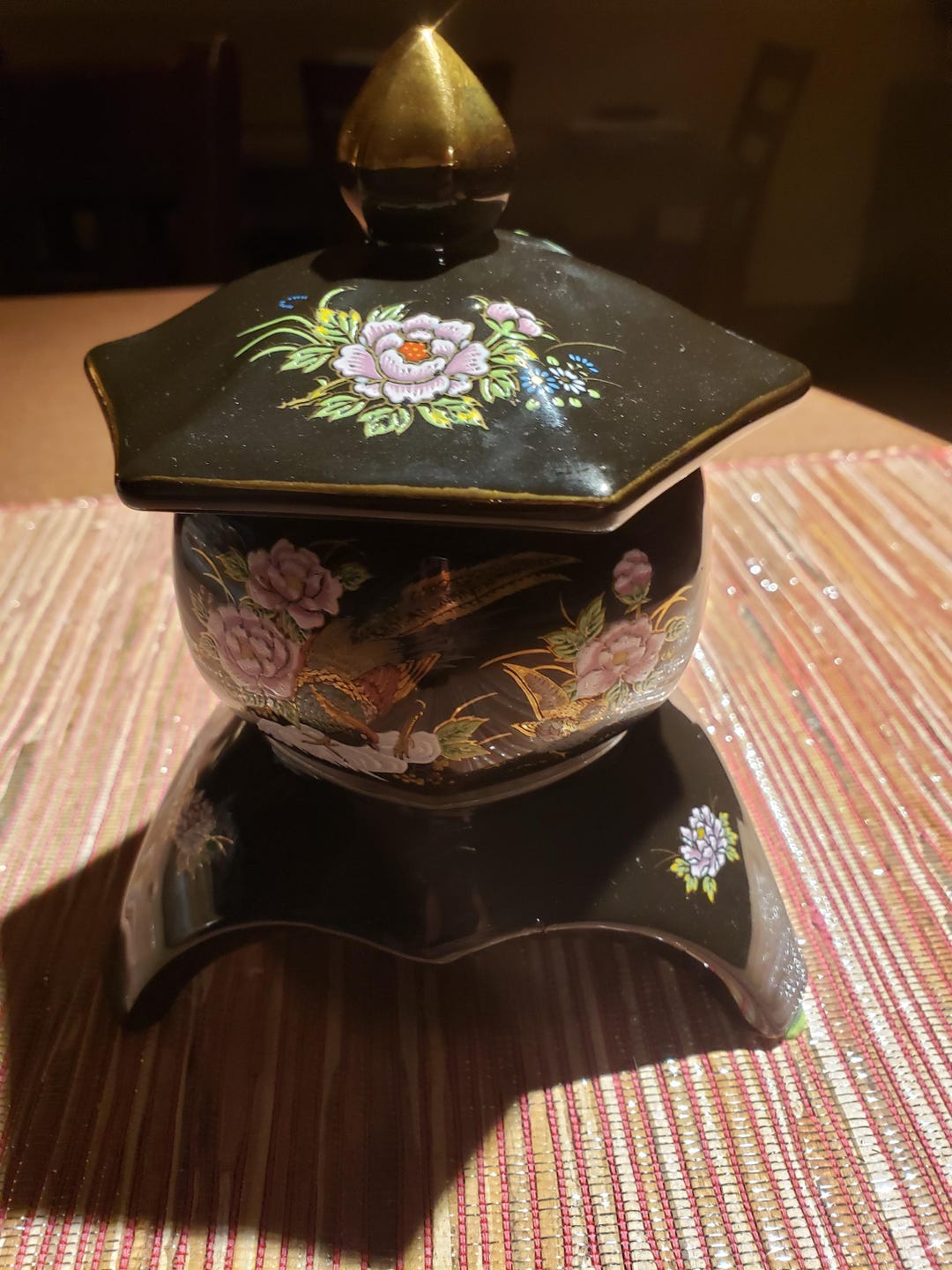 Rare Pagoda Japanese Candy Bowl - Etsy