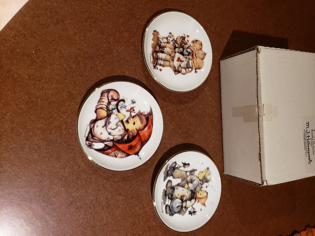 Hummel 3 Plate Mini Set 1980s - Etsy