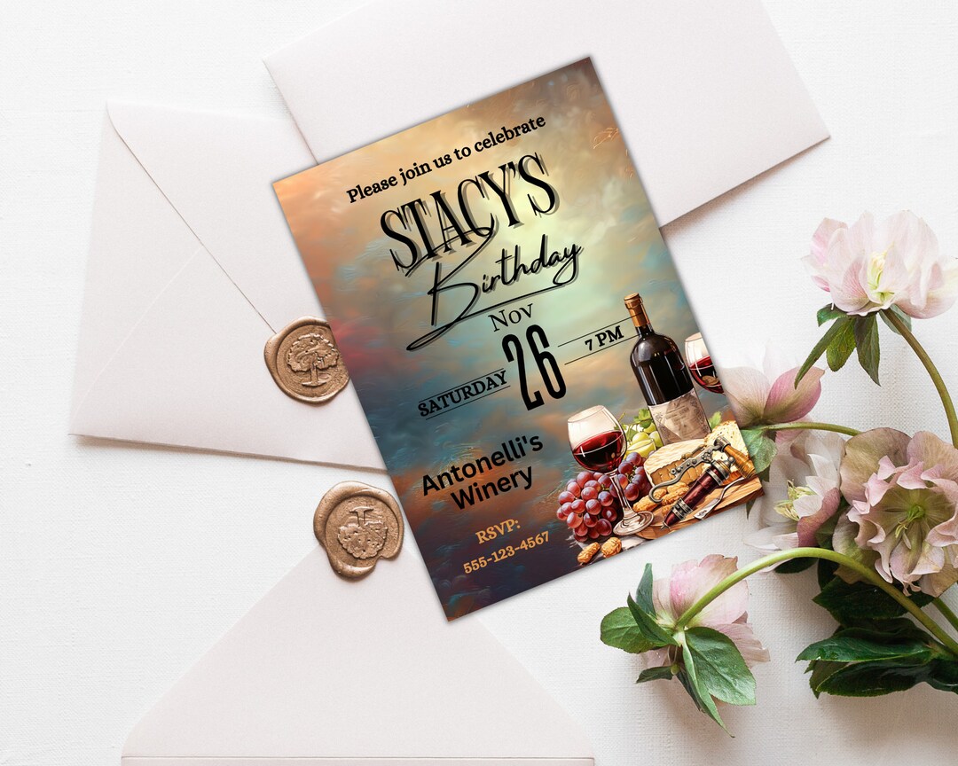 Digital Birthday Party Invitations | Customizable Celebration Templates ...