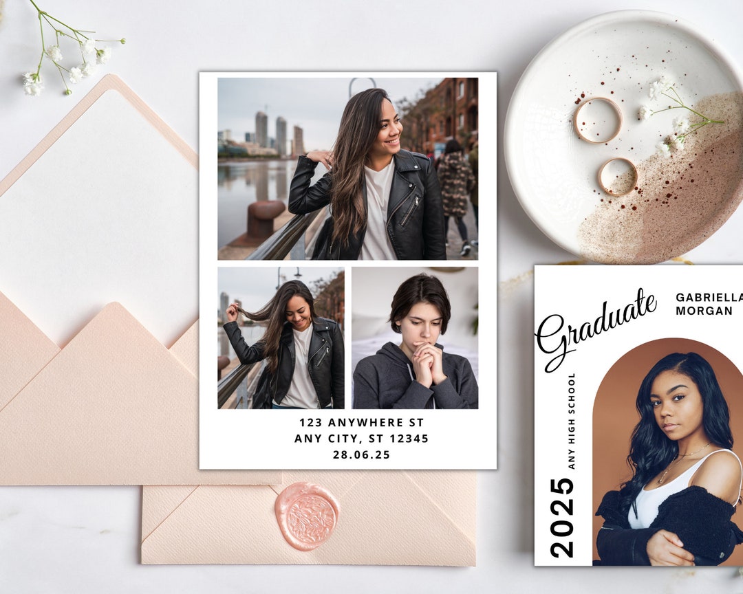 Digital Graduation Party Invitations | Customizable Celebration ...
