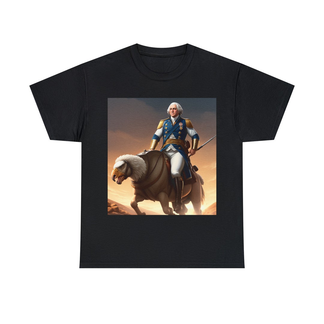 George Washington Riding a Eagle Horse - Etsy